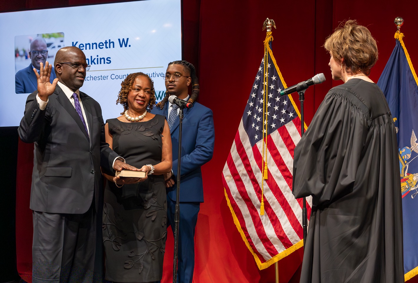 Kenneth W. Jenkins Sworn In As Westchester County Executive, Marking ...